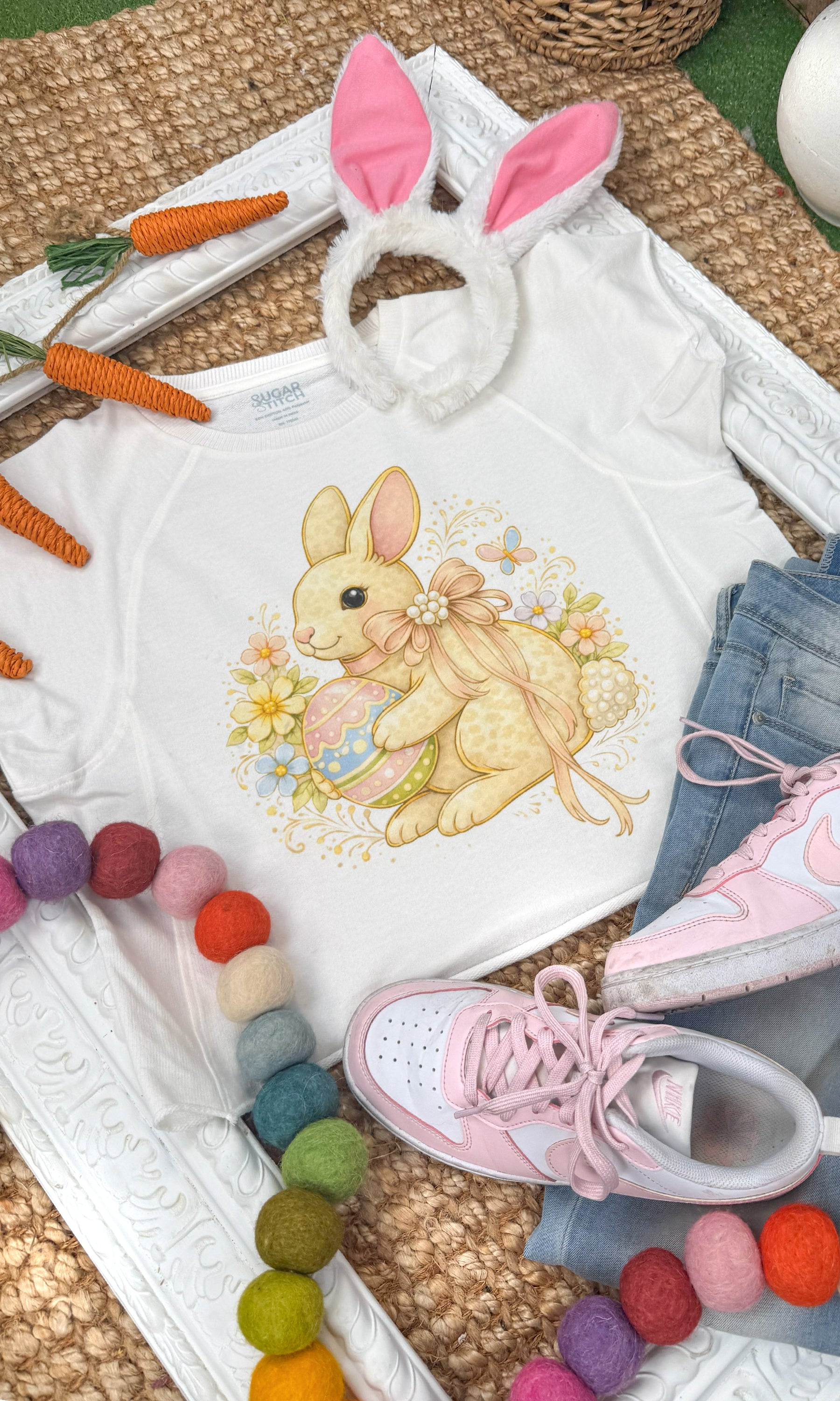 Classy Easter Bunny Edgy Graphic Shirt – Sugar Stitch Wholesale