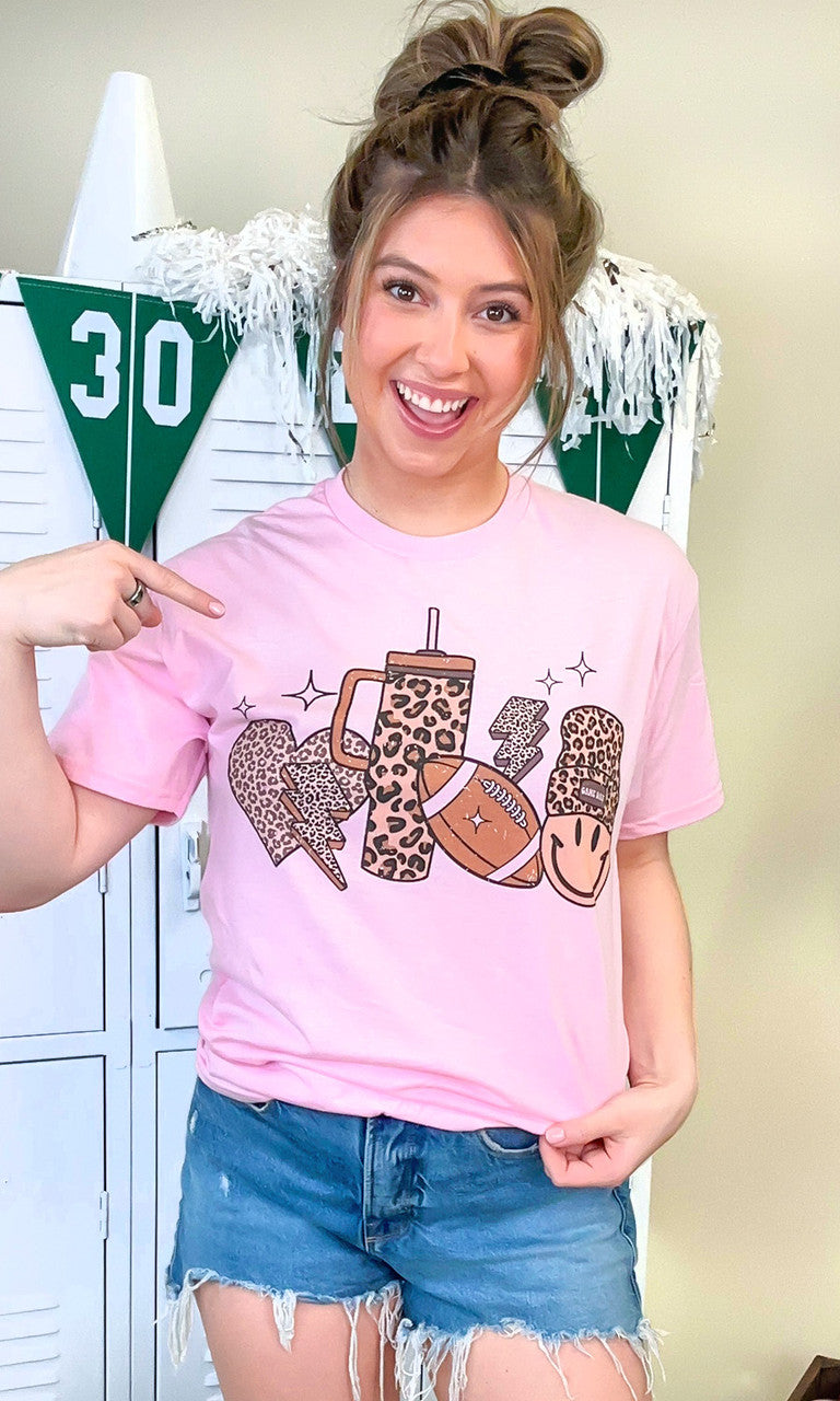 Stanley Football Smiley Graphic Shirt – Sugar Stitch Wholesale